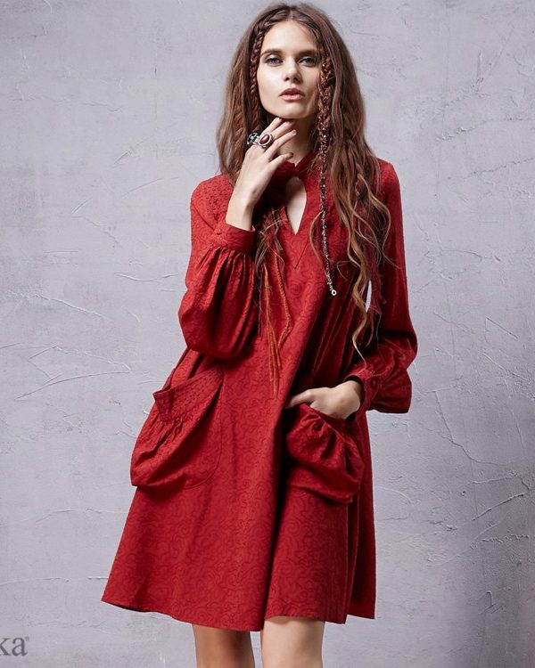 Full Sleeve Pleated Bodycon Dress – Artka Official