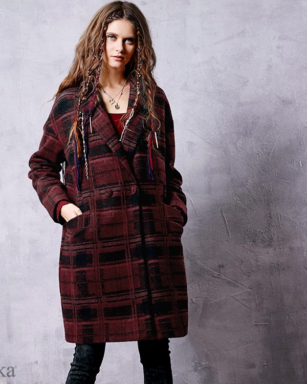 Elegant Embroidered A-Line Jacket With Belt – Artka Official